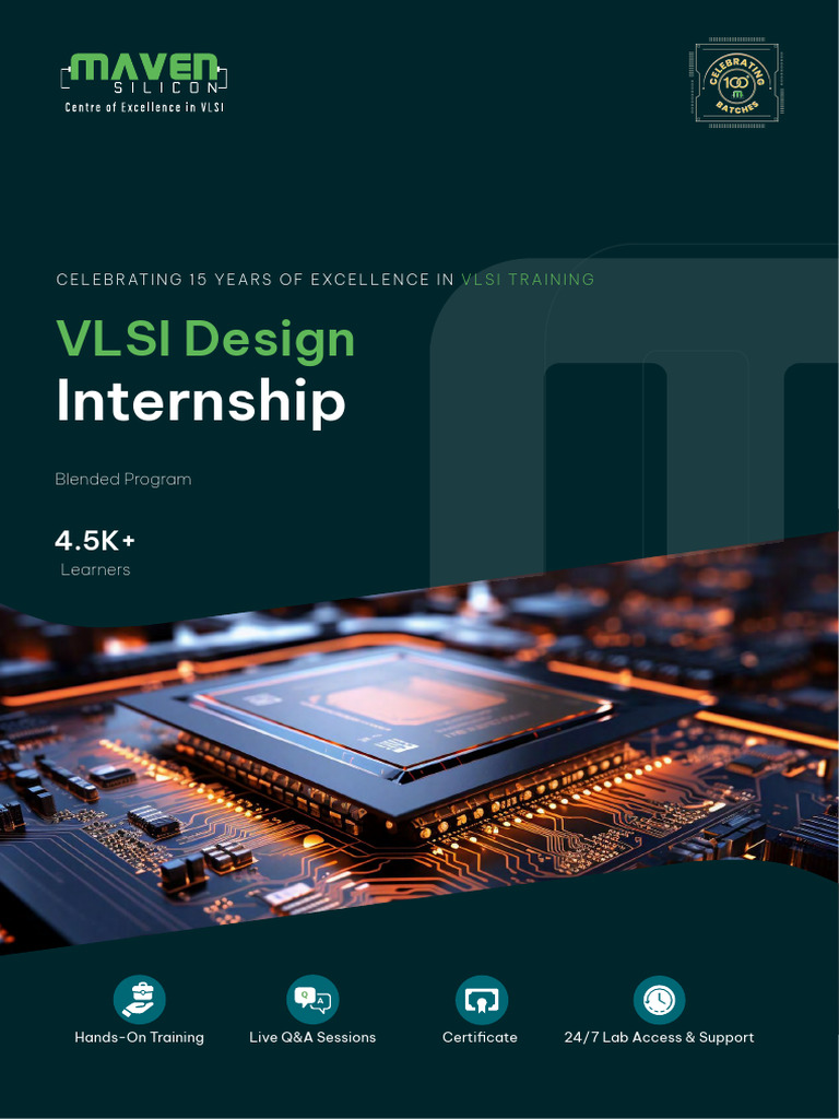 Maven Silicon - VLSI Design Internship | PDF | Logic Synthesis | Hardware Description Language