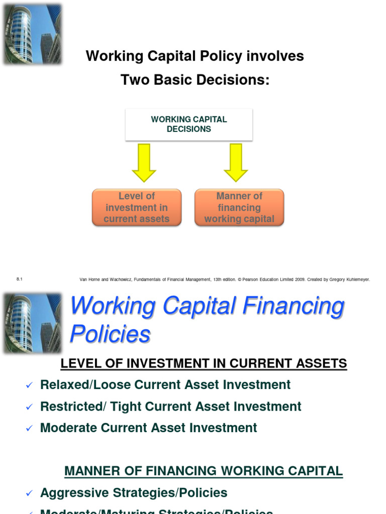 WC Policy | PDF | Working Capital | Investing