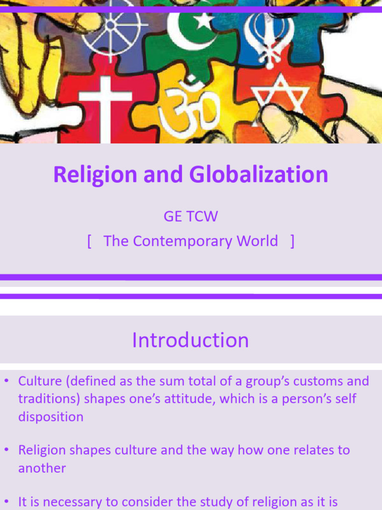 Lesson 7 Religion and Globalization 2 | PDF | Theism | Monotheism