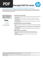 Product Name(s) :: HP LASERJET Managed E60155dn, E60165dn, E60175dn ...