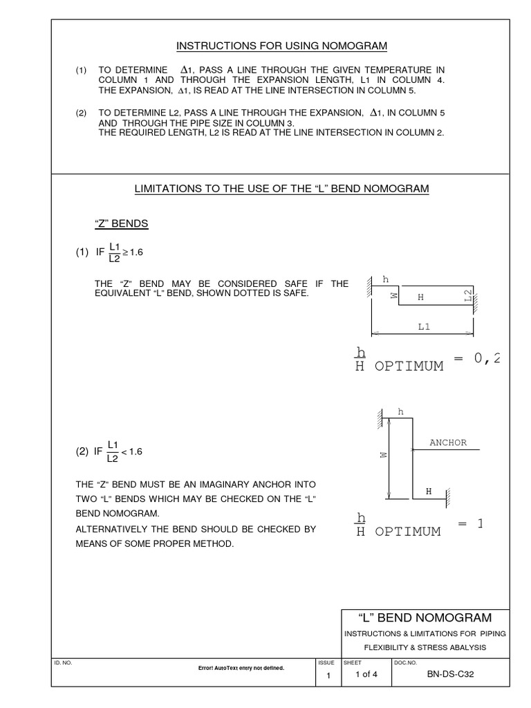 Nomogram Piping | PDF