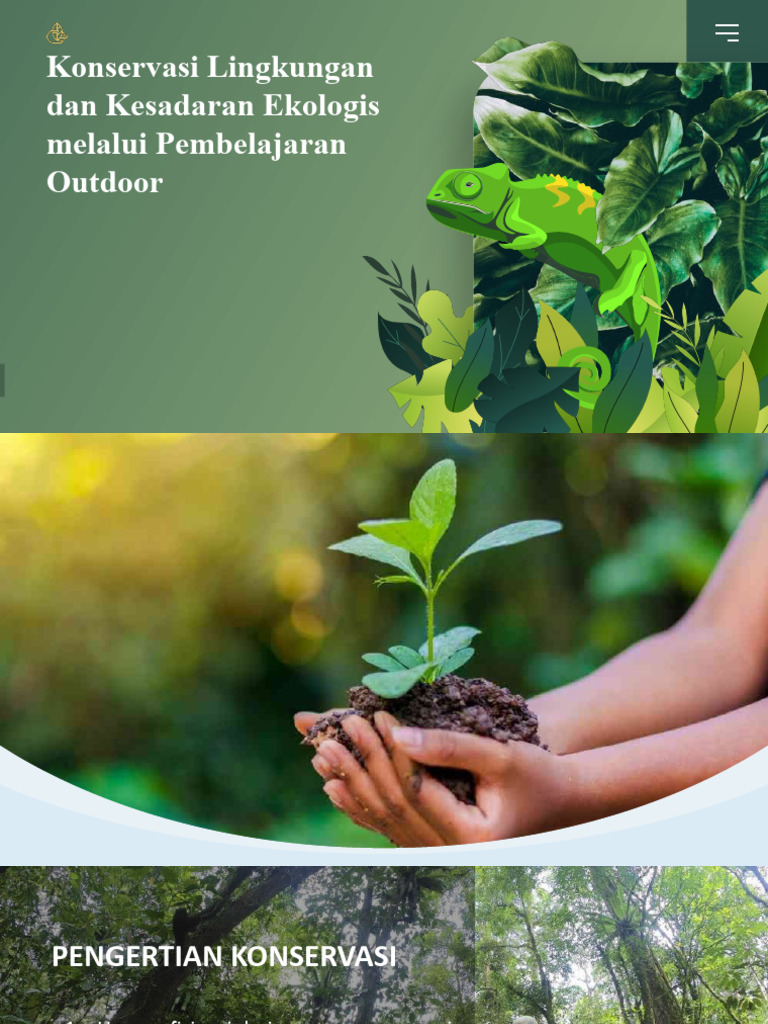 Konservasi Lingkungan Dan Kesadaran Ekologis Melalui Pembelajaran Outdoor | PDF