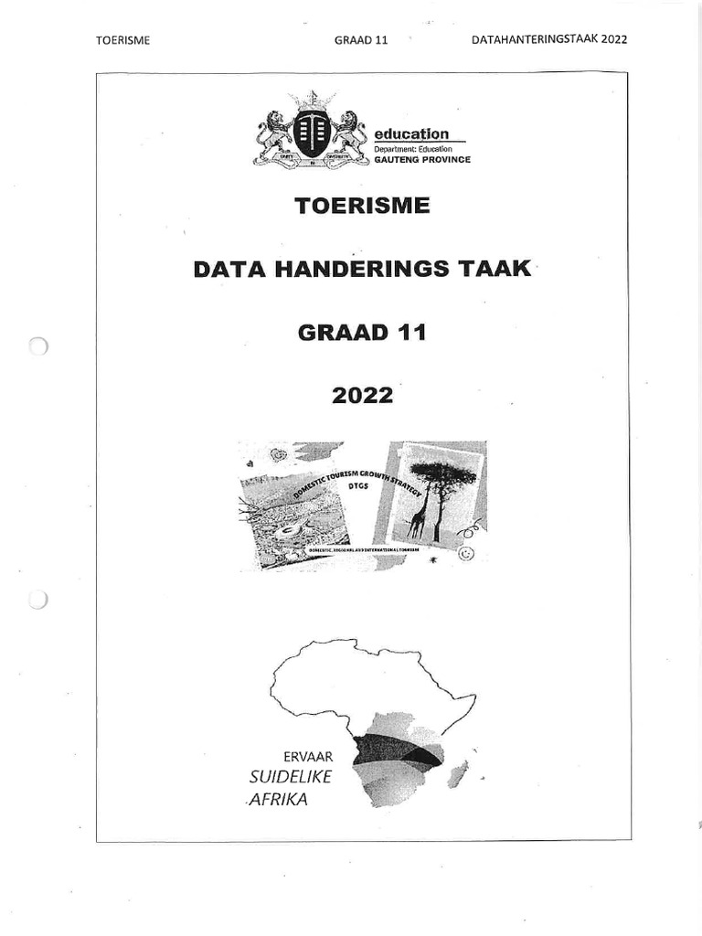Graad 11 - Toerisme | PDF