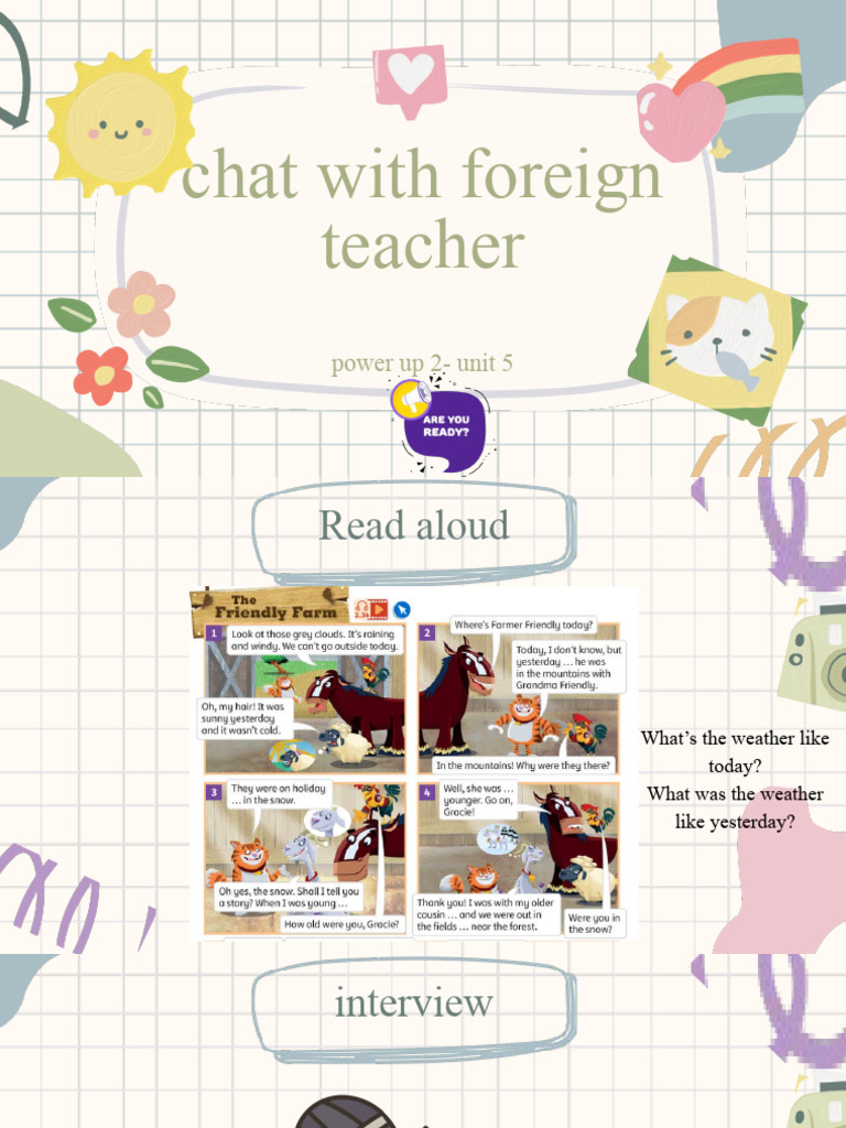 Power Up 2 - Unit 6 SPEAKING TEST | PDF