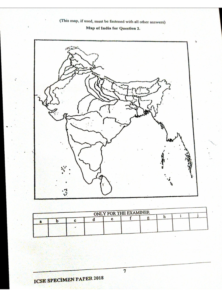 Blank map of India | PDF