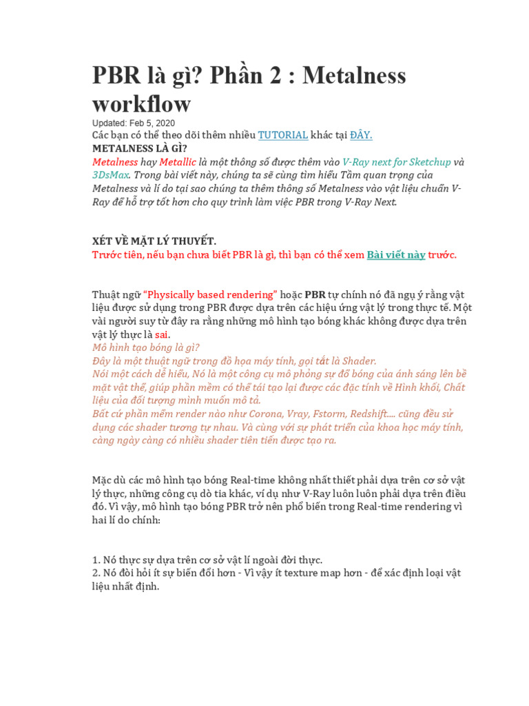 PBR Vray max | PDF