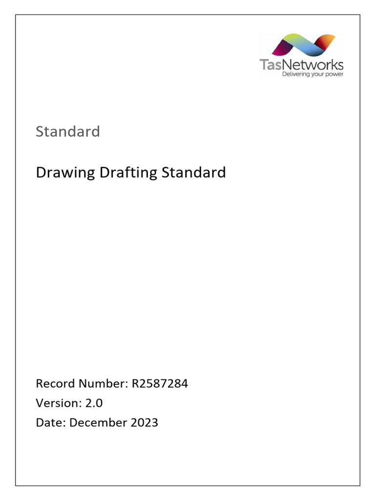 Drawing Drafting Standard V2 | PDF | Transformer | Electrical Engineering