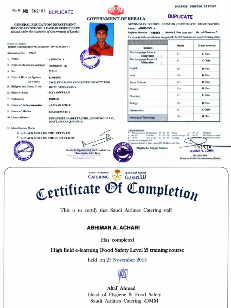 Certificates | PDF