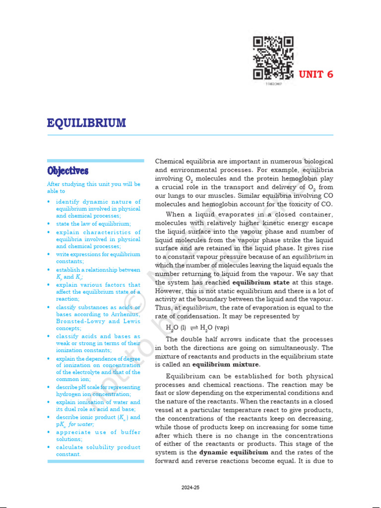 Kech 106 | PDF | Chemical Equilibrium | Solubility