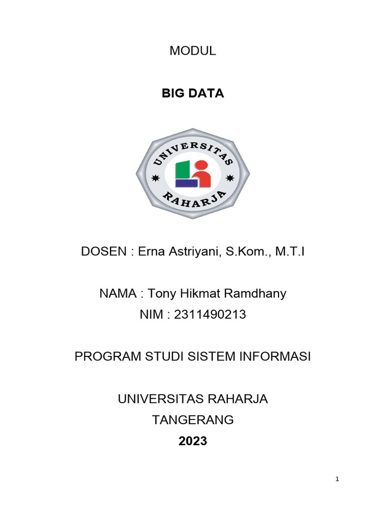 Modul Big Data_ Tugas Risk Manajemen | PDF