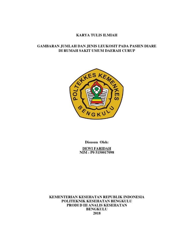 Leukosit pada Pasien Diare di Curup | PDF | Kesehatan Holistik