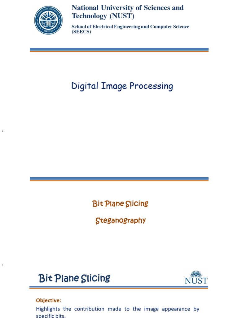 Video Steganography and Bit Plane Slicing | PDF | Computer Science ...