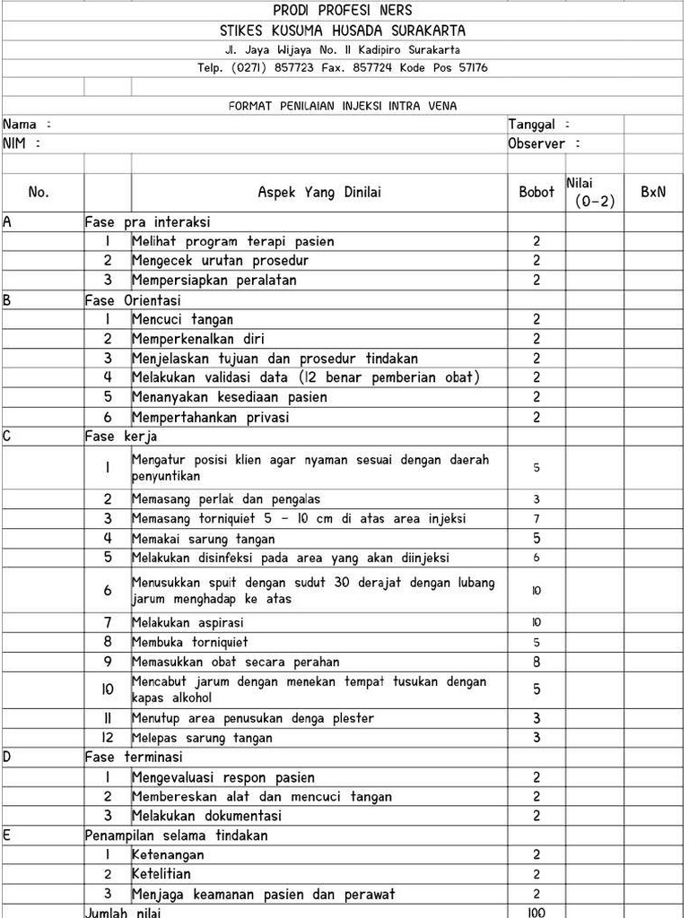 Sop Terapi Intravena | PDF
