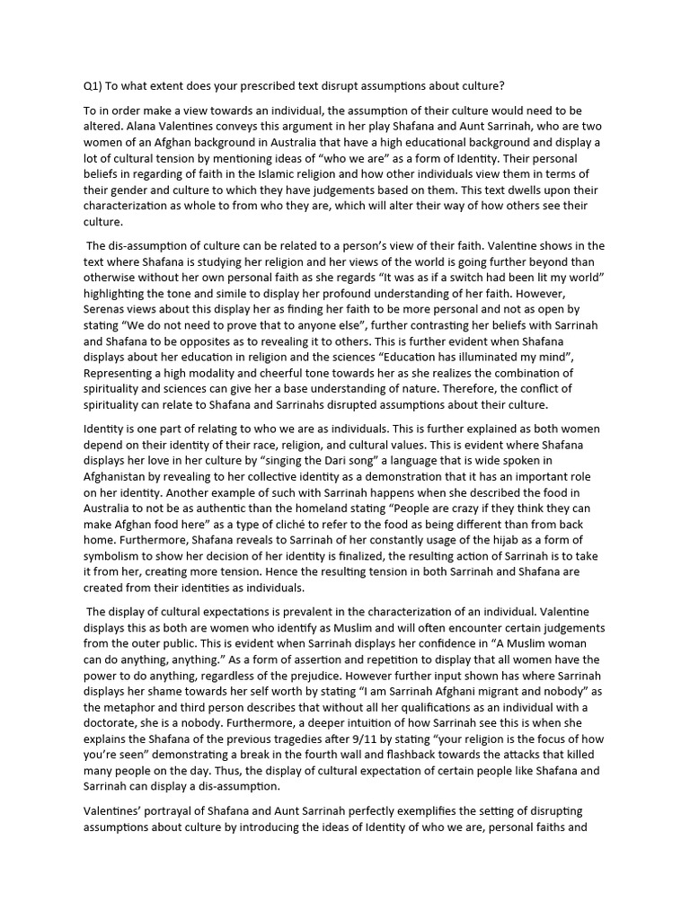2020 HSC English Paper 2 | PDF | Faith | Conformity