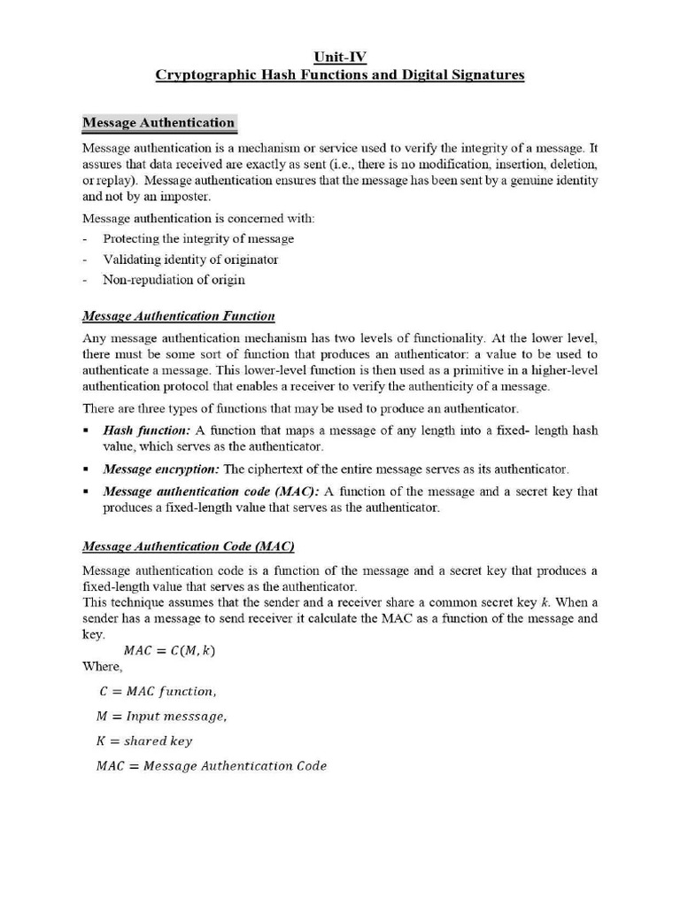 Security Unit 3 | PDF