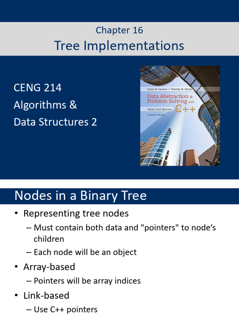 Chapter16-TreeImplementation | PDF | Computing | Software Engineering