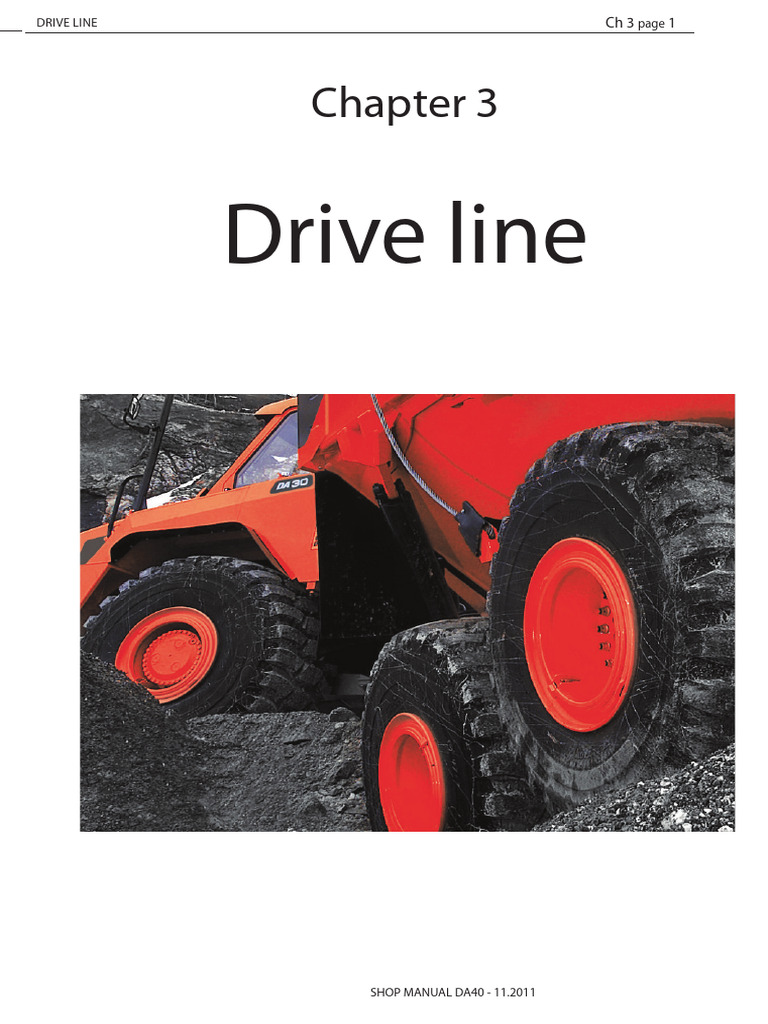 Ch3 - DA40 - Drive Line and Brakes | PDF | Axle | Mechanical Engineering