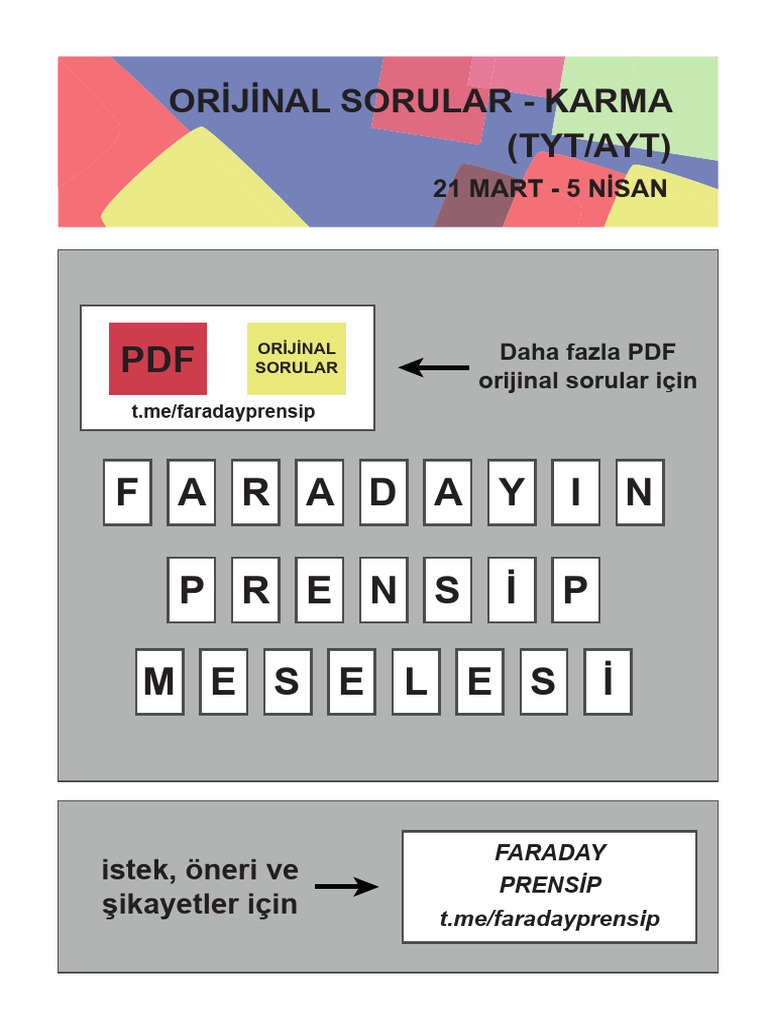 Ori̇ji̇nal Sorular - Karma | PDF