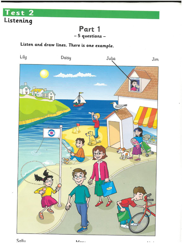 Movers 1 Test 2 | PDF