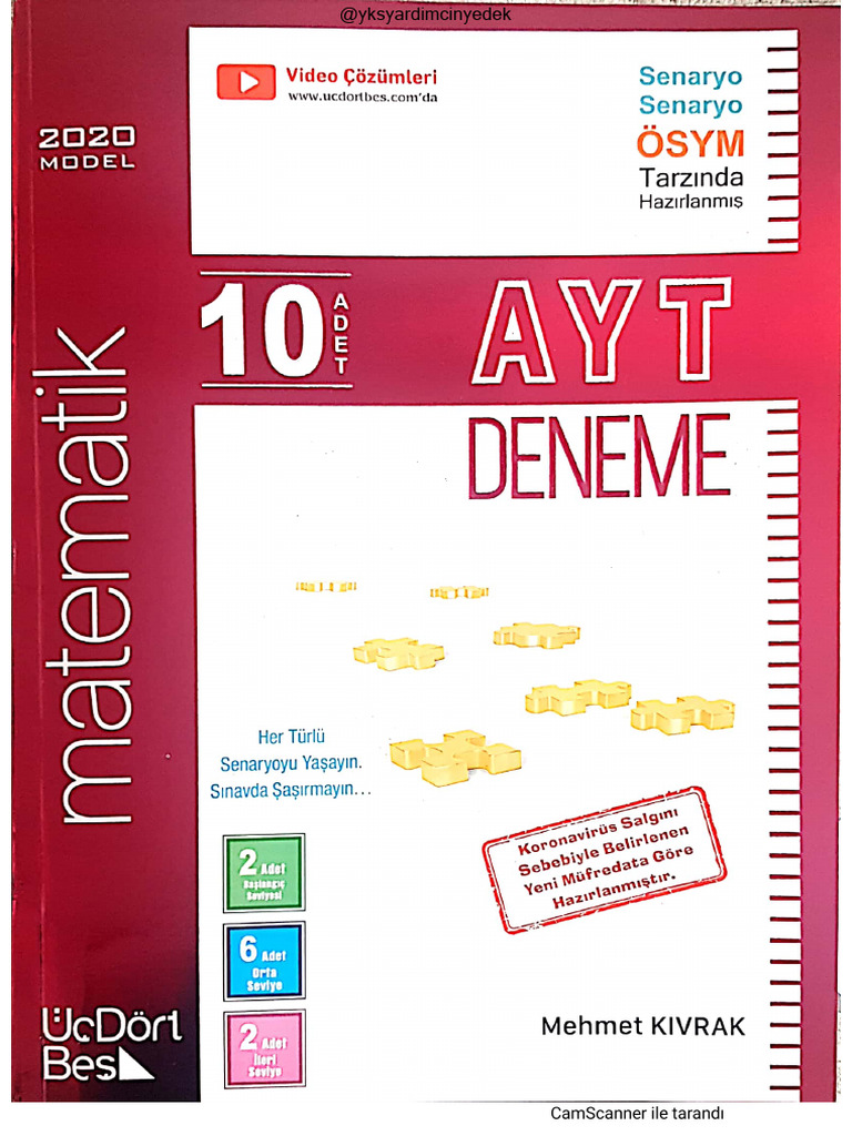 345 - AYT Matematik - 10'lu Deneme | PDF