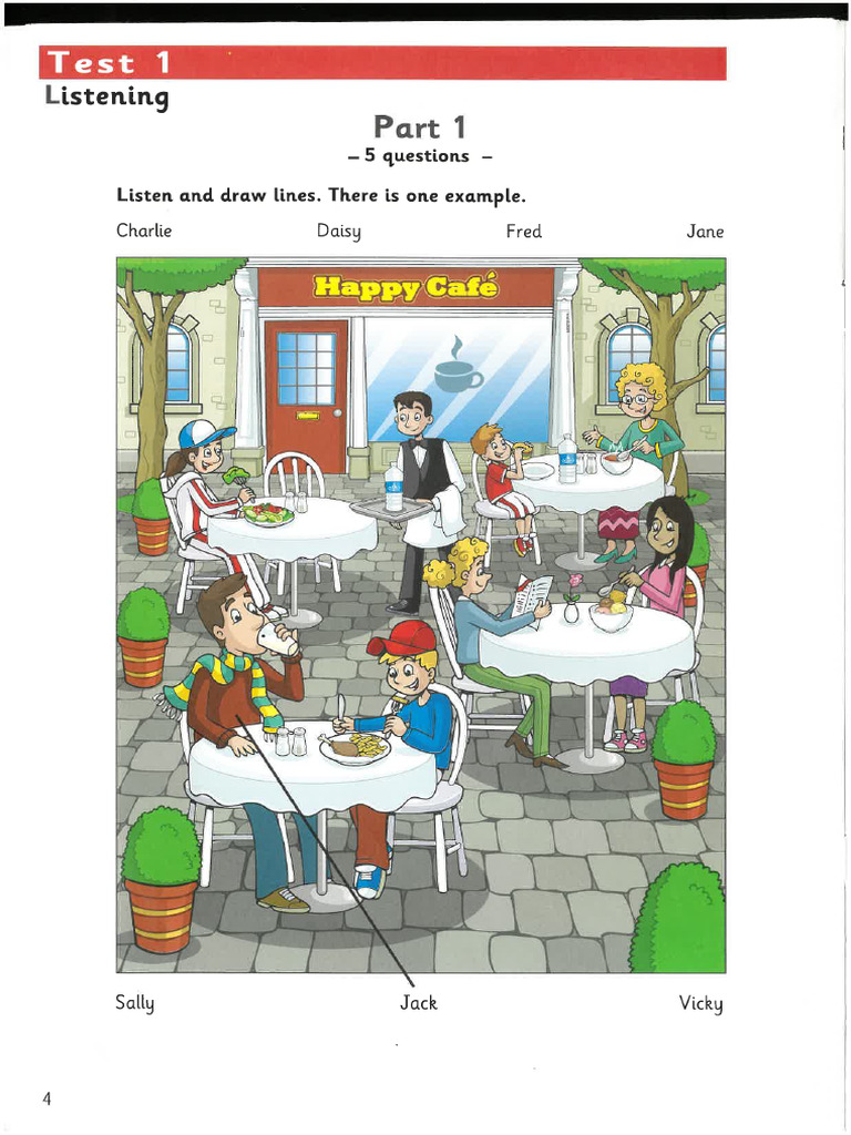 Movers 3 Test 1 | PDF