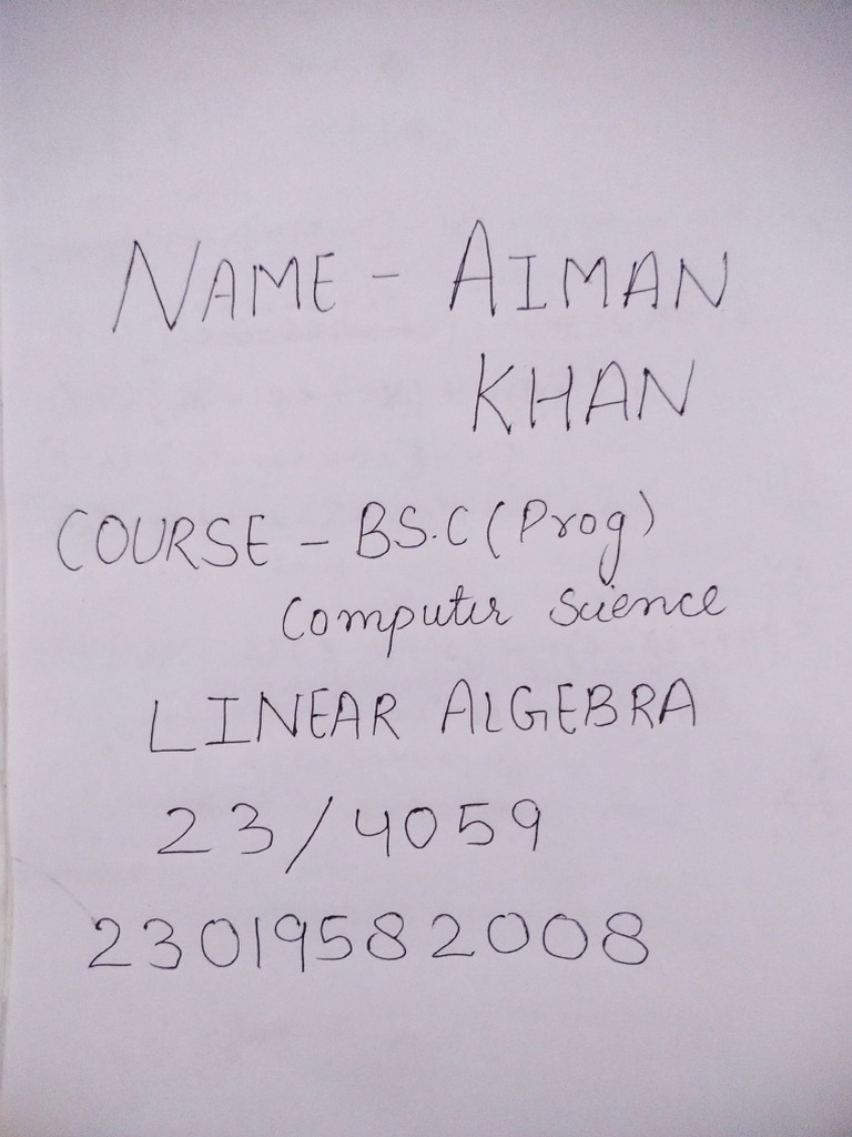 Aiman Khan | PDF | Science & Mathematics