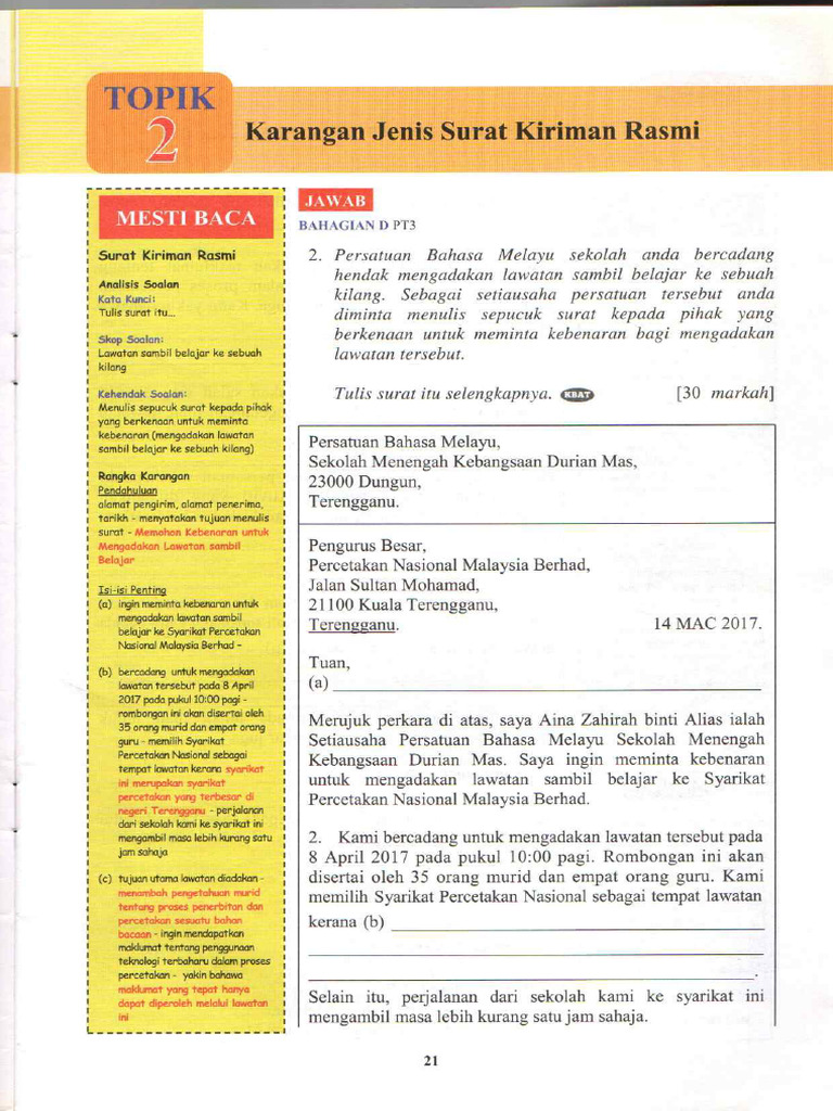 Latihan Karangan (pg 21-22) | PDF