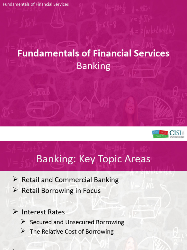 Fundamentals of Financial Services | PDF | Loans | Mortgages