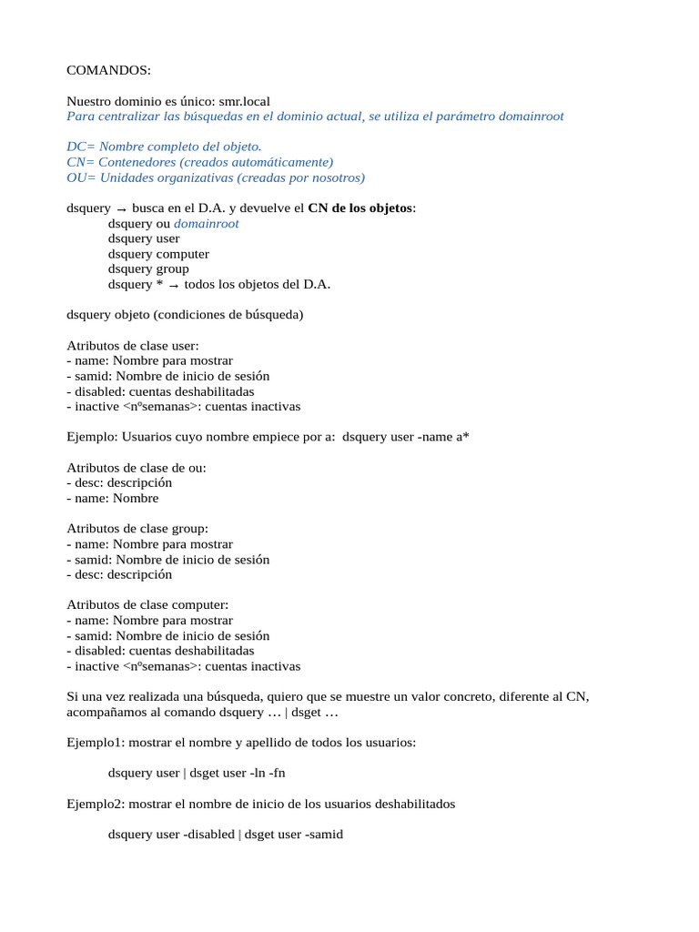 Comando s | Descargar gratis PDF | Archivo de computadora | Valores Separados por Comas