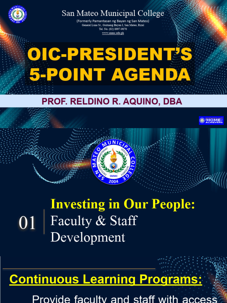 5 Point Agenda | PDF | Learning | Behavior Modification