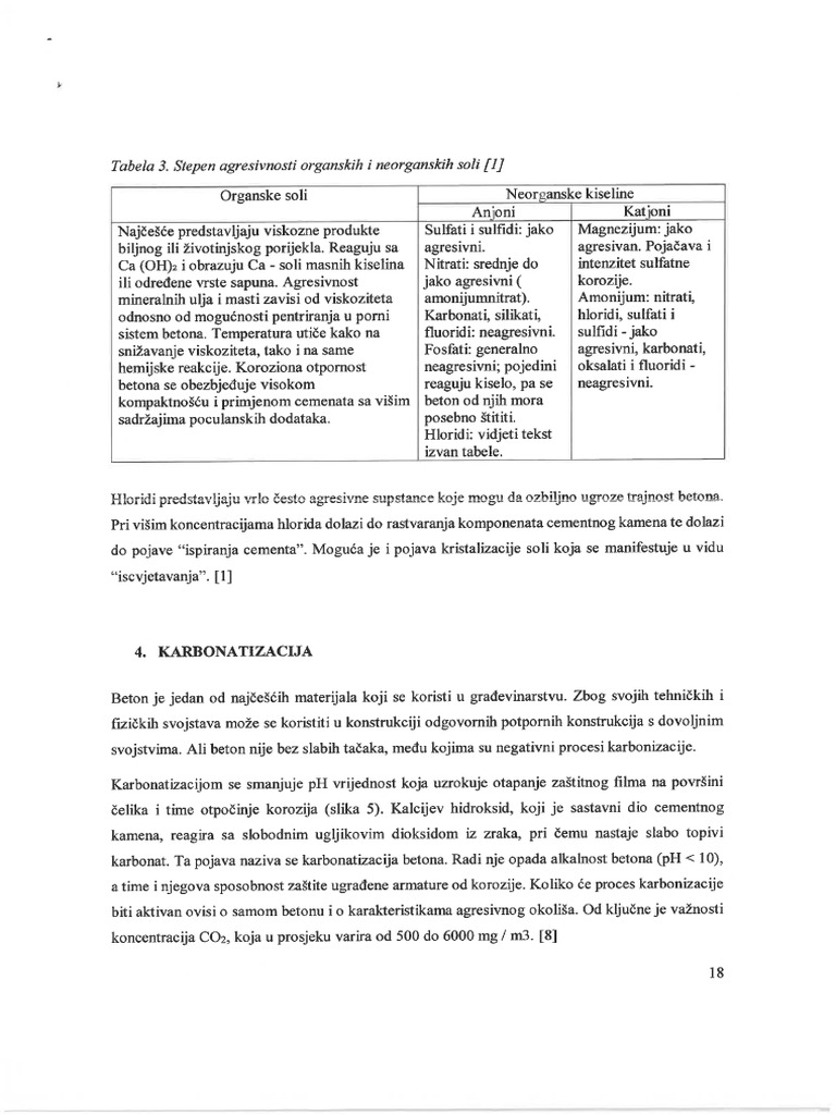 Određivanje dubine karbonizacije | PDF