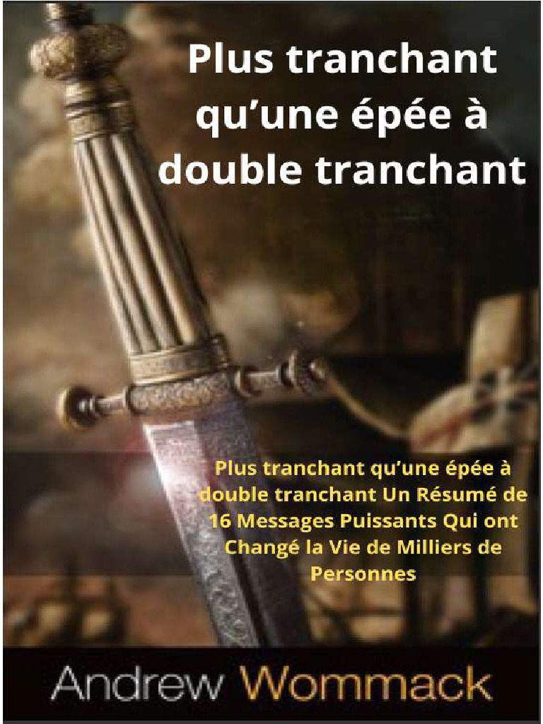 La Parole: Épée à Double Tranchant | PDF | Saint-Esprit | Grâce ...