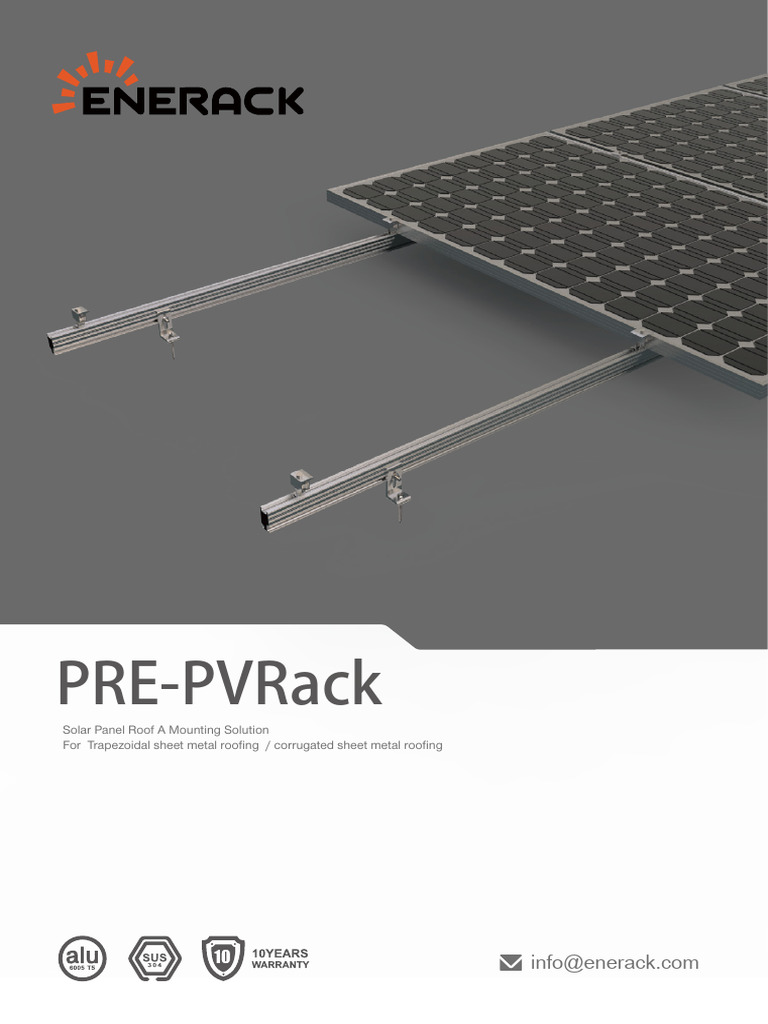 Solar Roof Mounting Solutions Guide | PDF | Screw | Materials