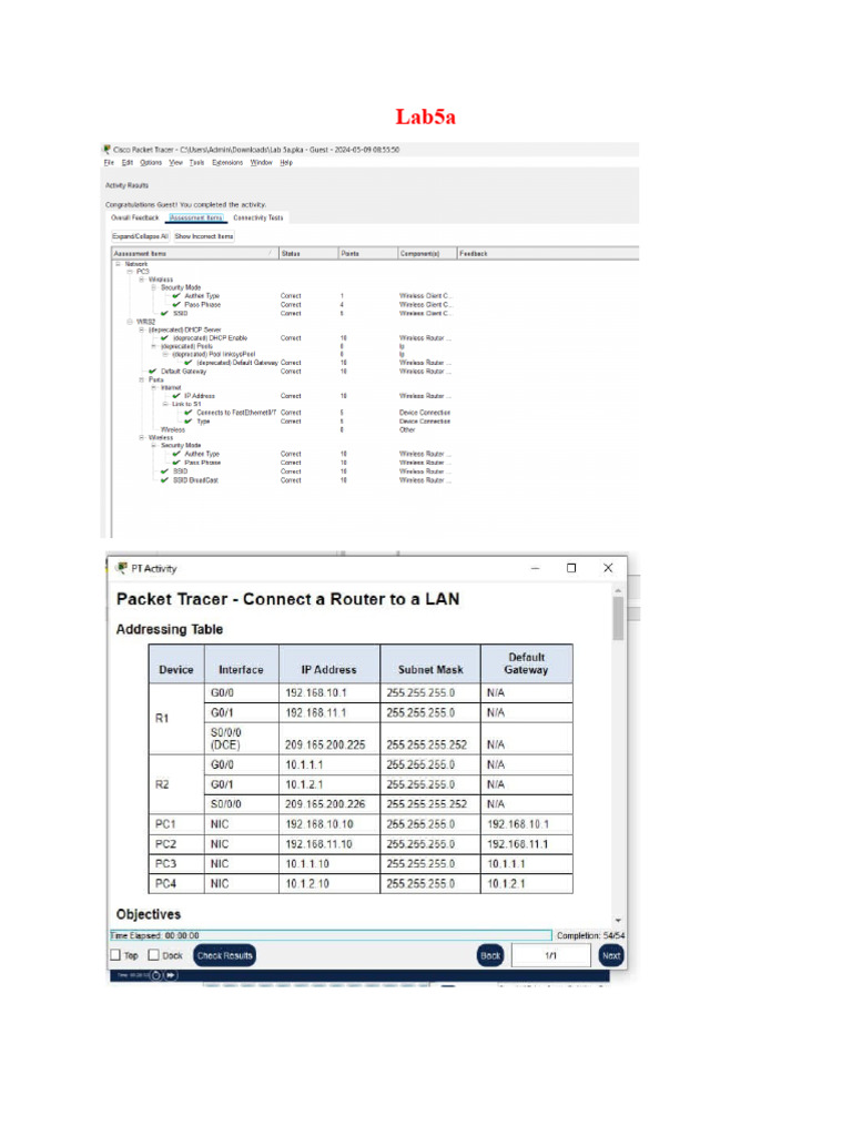 Lab5 23520830 | PDF | Ip Address | Computer Science