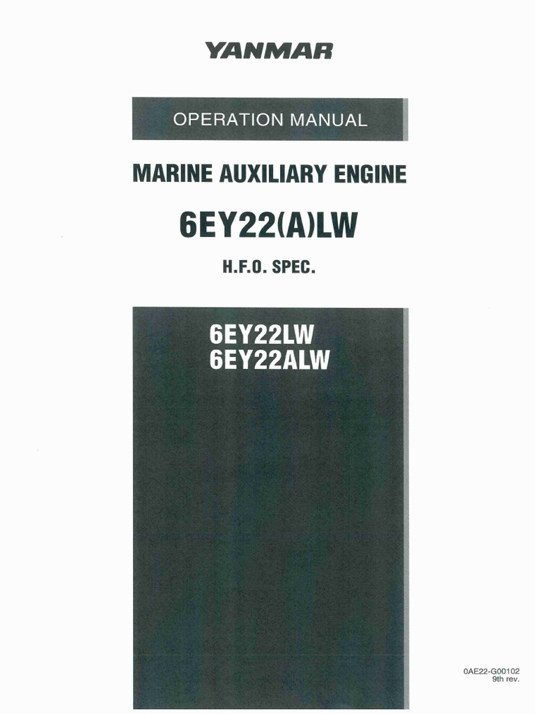 Generator Engine - Operation Manual - Comprimido | PDF