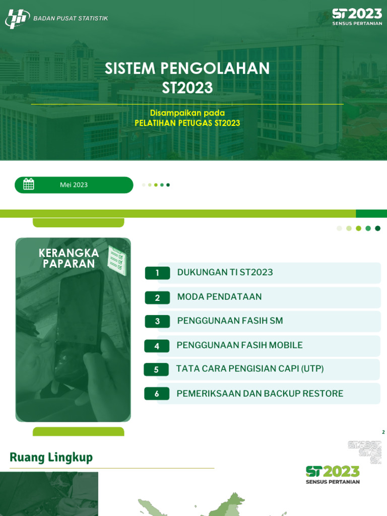 Bahan Ajar ST2023 Pengolahan CAPI | PDF