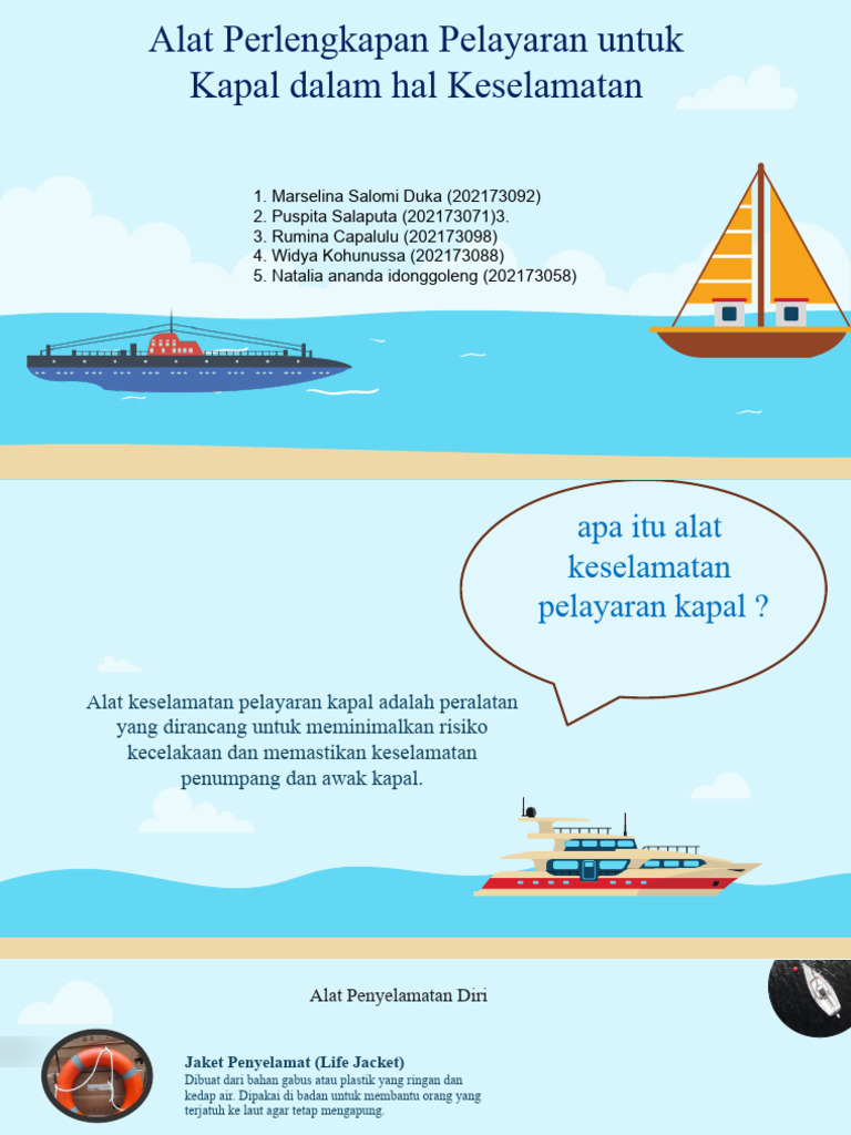 Ship Types & Classification Class by Slidesgo | PDF