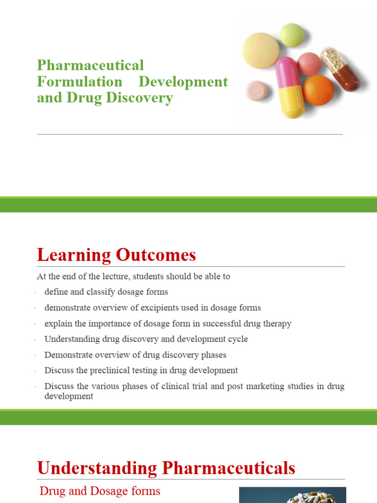 Pharmaceutical Formulation Development and Drug Discovery | PDF ...