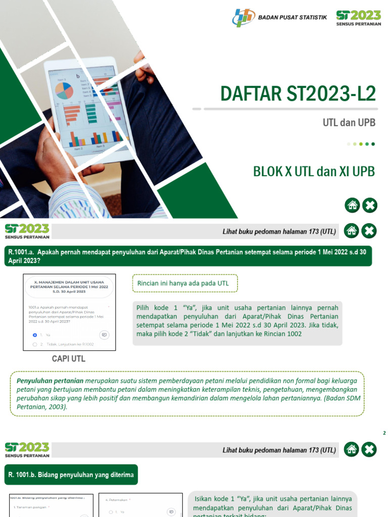 Bahan Ajar ST2023 - Blok X UTL Dan XI UPB | PDF