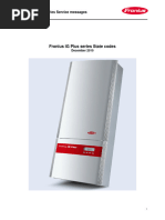 Fronius Inverter Error Codes Guide | PDF | Power Inverter | Electrical Grid