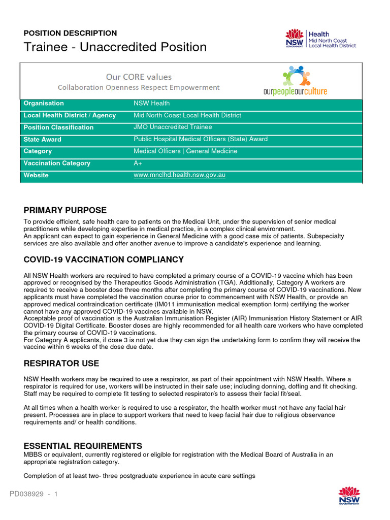 NSWH_RequisitionPD_CAM17319 | PDF | Health Care | Patient