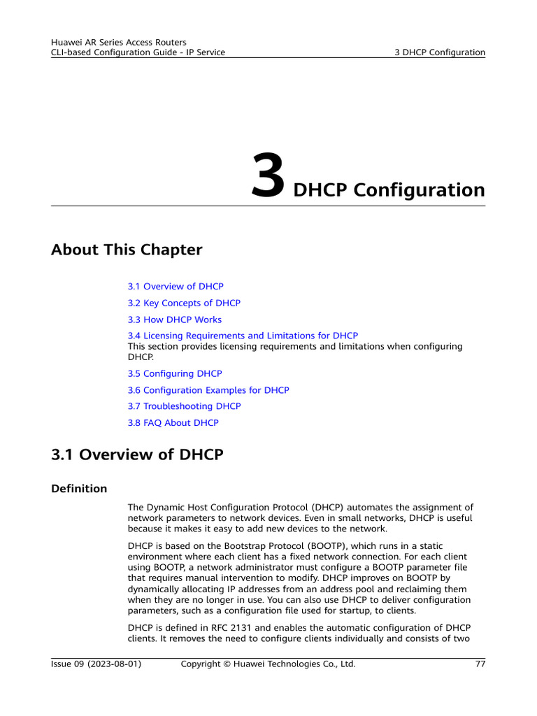 01-03 DHCP Configuration | Download Free PDF | Ip Address | Computer Network
