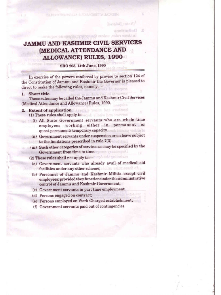 Medical Rules | PDF