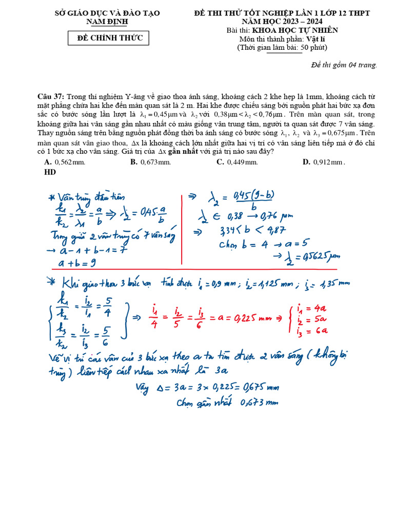 HDG - 4 Câu VDC | PDF