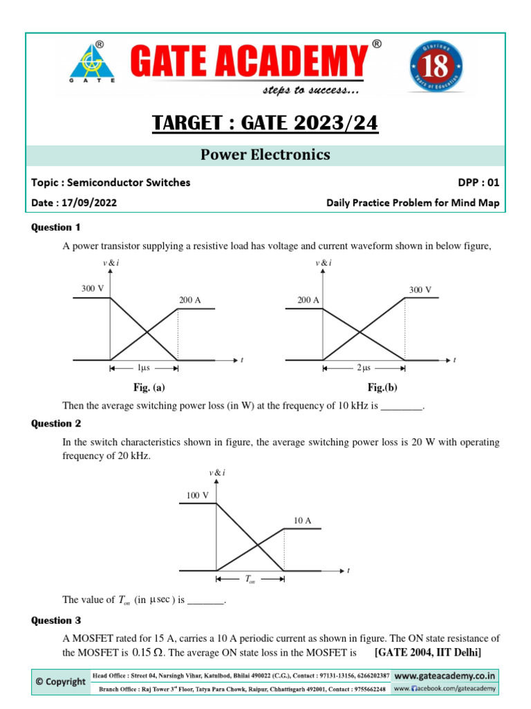 DPP01 Power Electronics | PDF | Field Effect Transistor | Mosfet