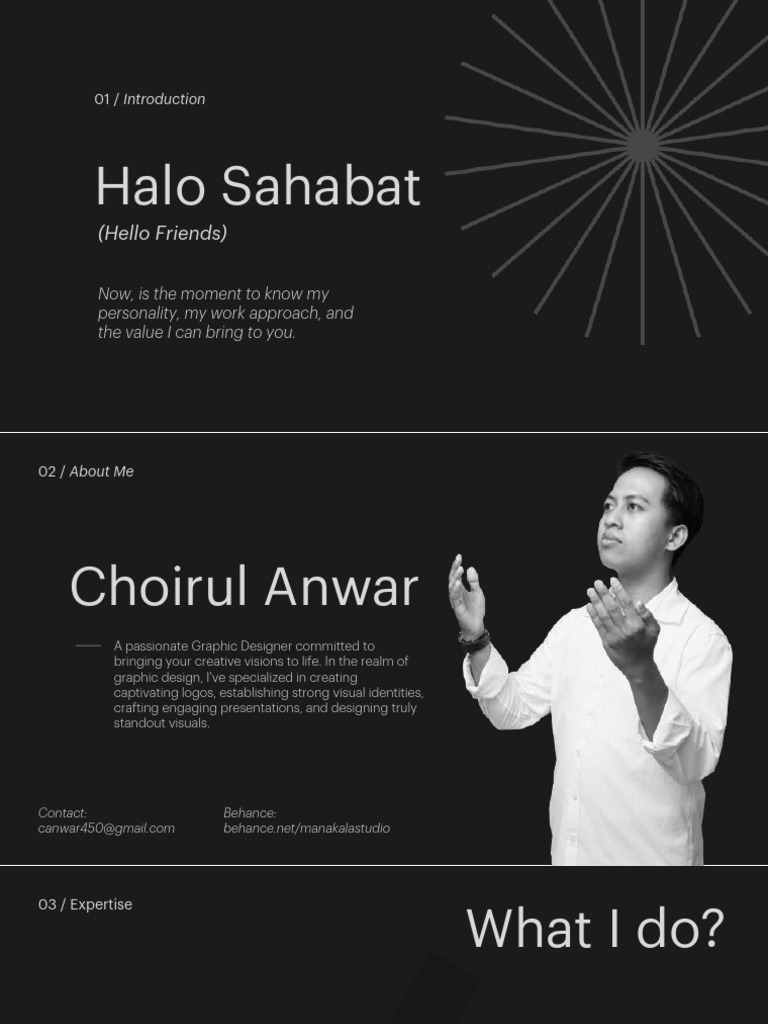 Choirul Anwar Pitch Deck 2024 | PDF | Logos | Graphic Design