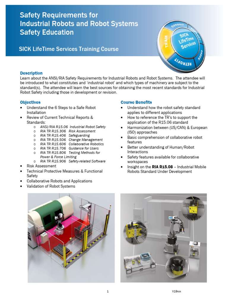 Safety Requirements For Industrial Robots and Robot Systems | Download Free PDF | Safety | Robot