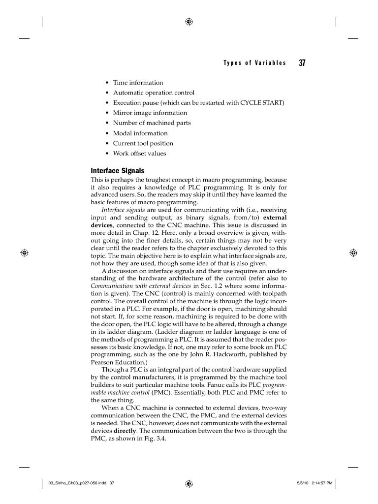 Interface Signals Pdf