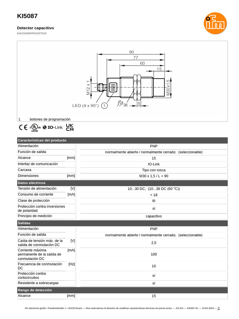KI5087-01_ES-ES | Descargar gratis PDF | Ingenieria Eléctrica ...
