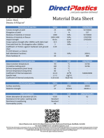 Polypropylene Natural Data Sheet | PDF | Strength Of Materials | Yield ...